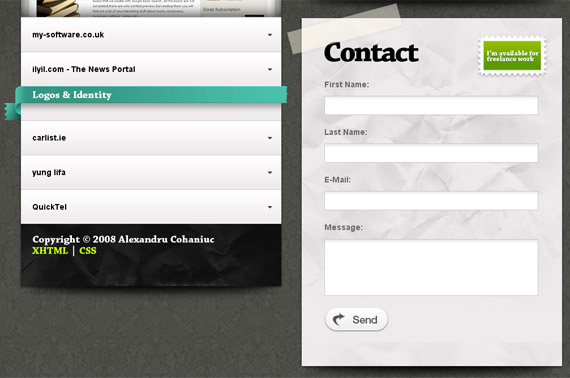 How Contact Us can be the last element of web design?