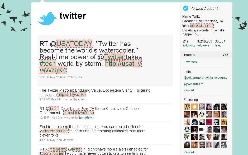 Tips for creating an attractive Twitter background design