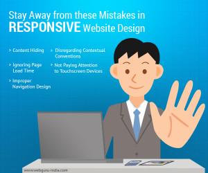 Mistakes to avoid in designing a responsive website