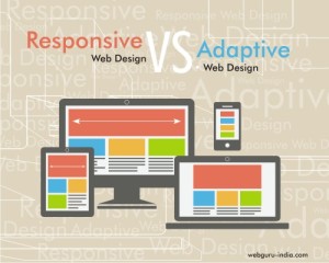 How different are responsive and adaptive web designs